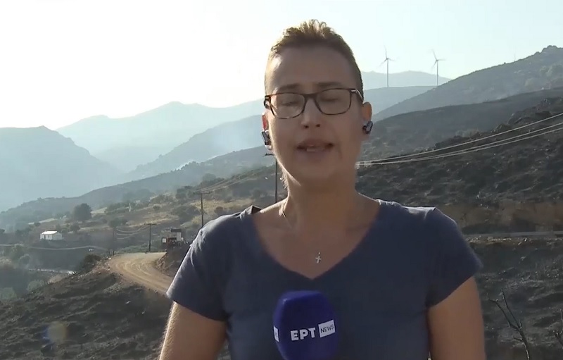 «Λύγισε» ρεπόρτερ της ΕΡΤ στον «αέρα» για τον τραγικό θάνατο των ...