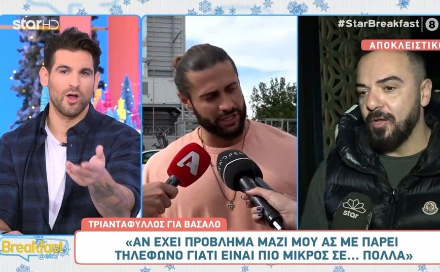 Τριαντάφυλλος για Βασάλο: «Αν έχει πρόβλημα μαζί μου ας με πάρει ...
