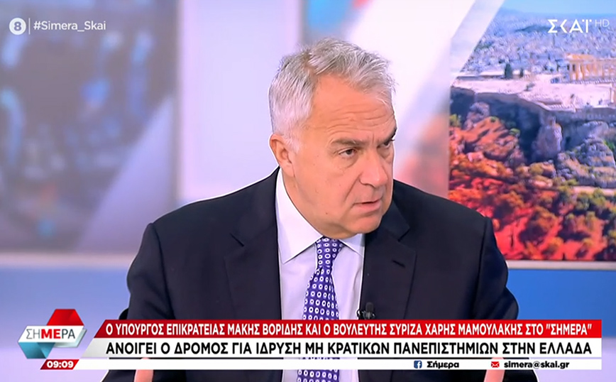 Βορίδης: «Ιστορικού χαρακτήρα» το νομοσχέδιο για τα Μη Κρατικά ...