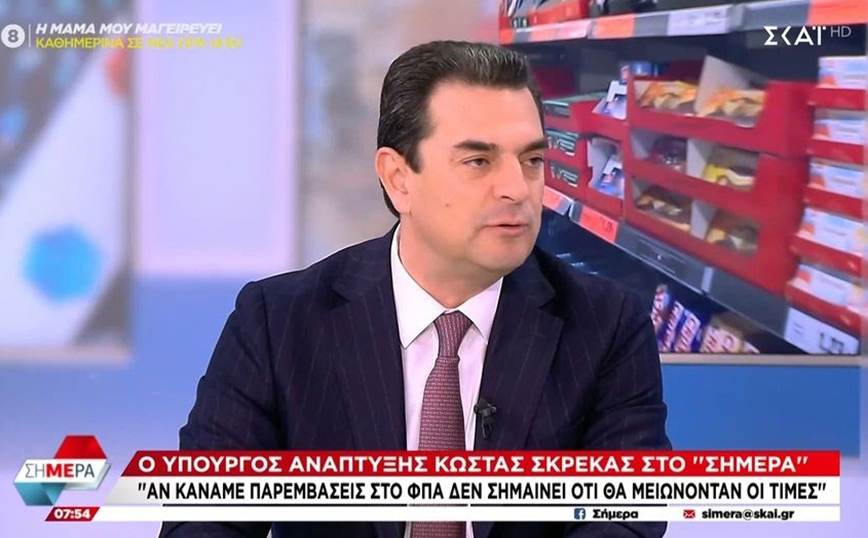 Σκρέκας: Πήραμε βαριά μέτρα για την ακρίβεια – Η τιμή του βρεφικού ...